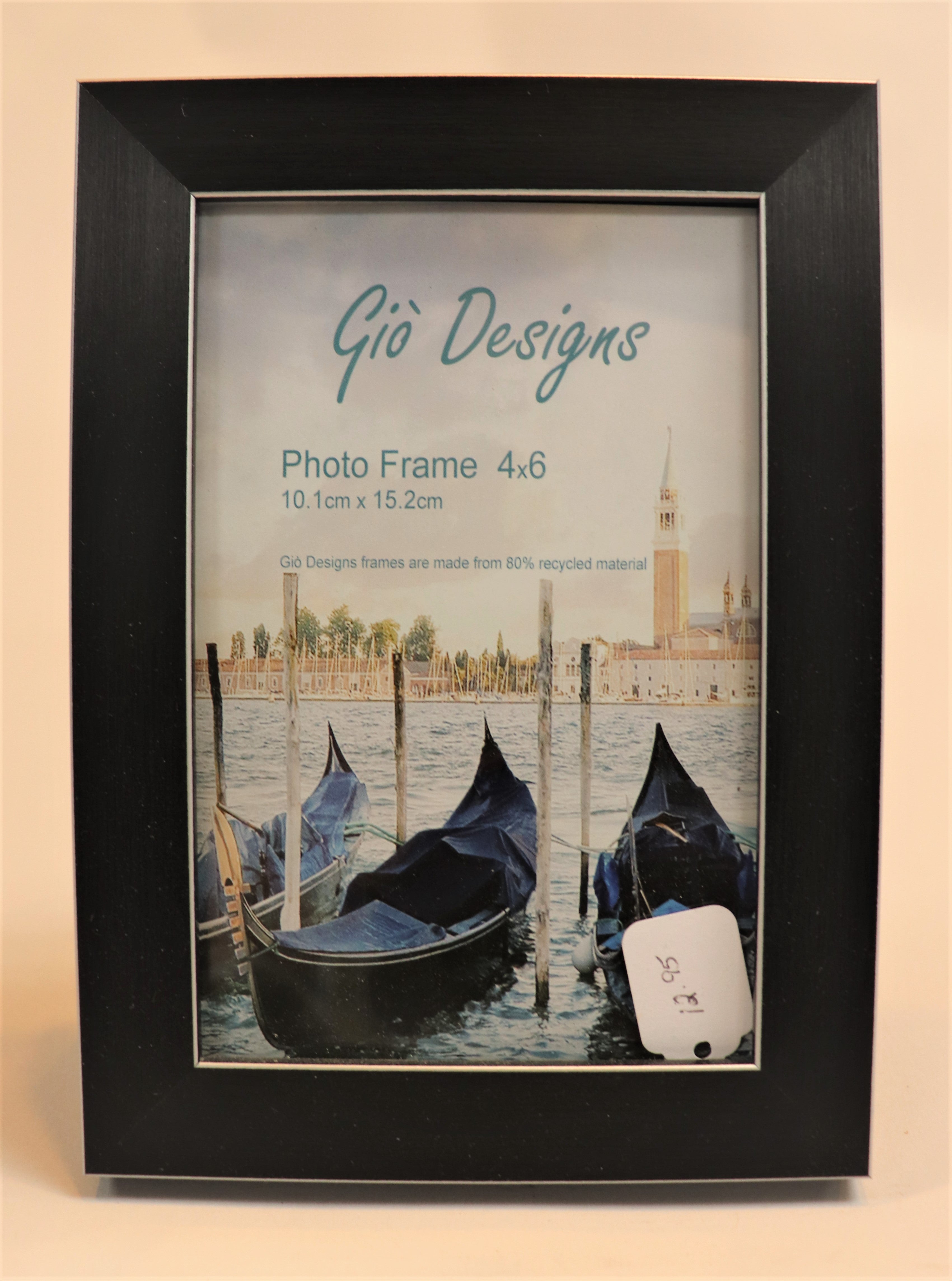 4" x 6" Black Photo Frame-Gio Designs – Frame & Picture Shoppe