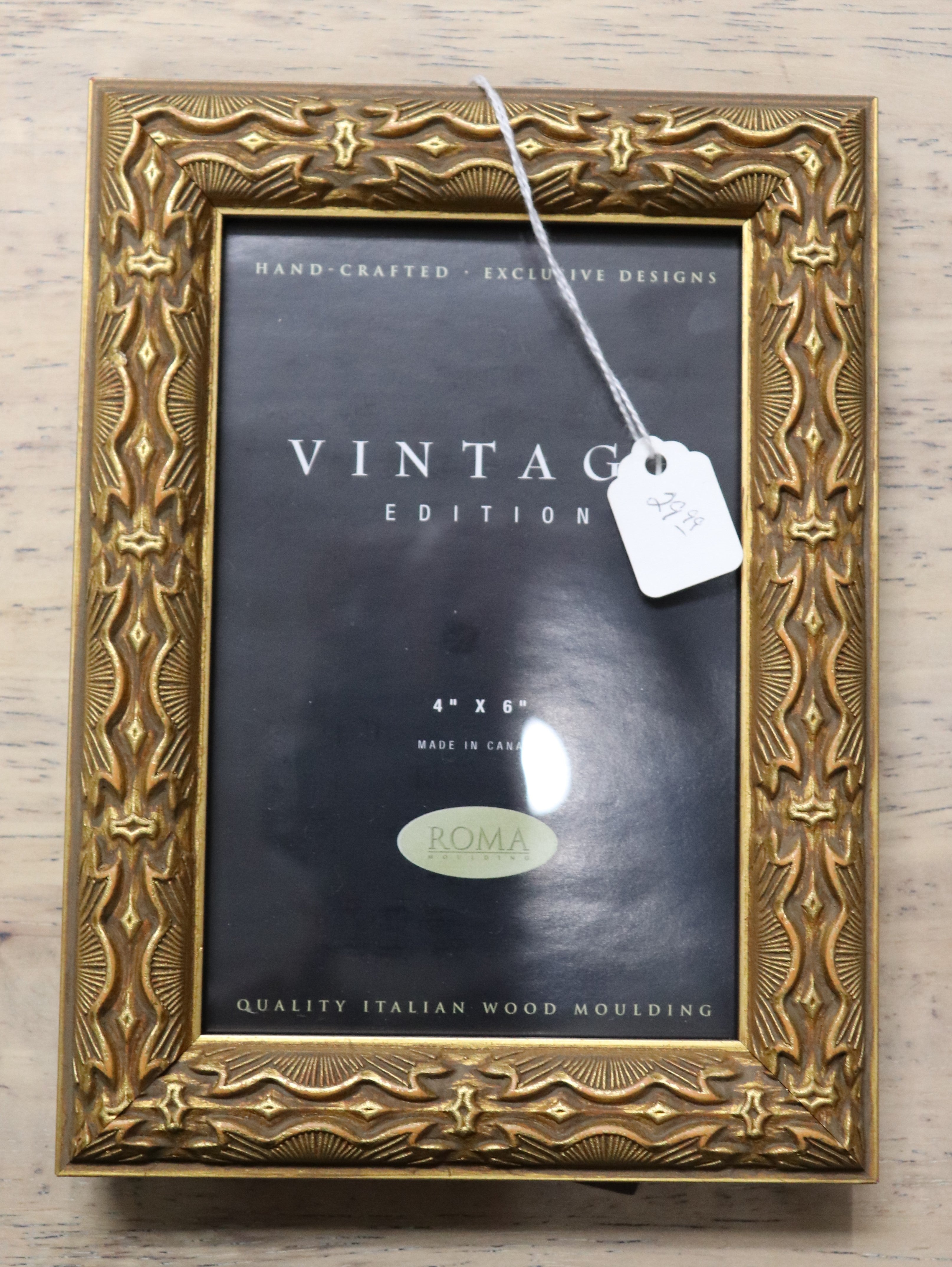 4" x 6" Gold Photo Frame- Vintage – Frame & Picture Shoppe